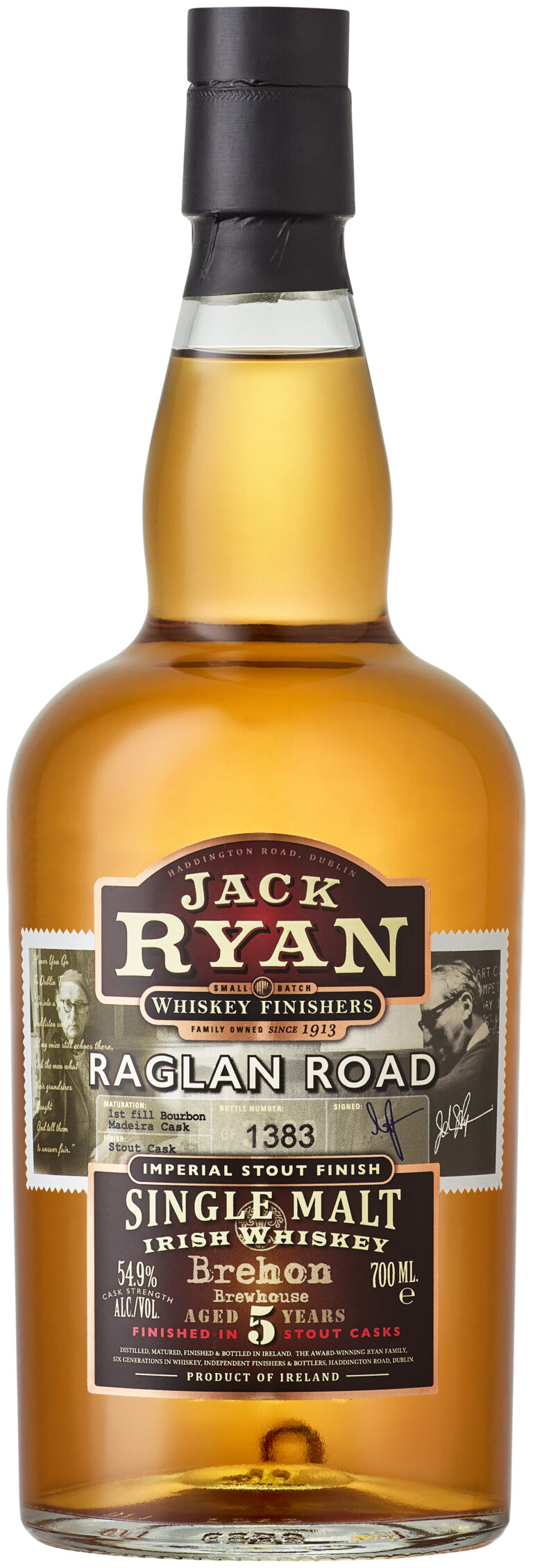 Jack Ryan Raglan Road 5YO Single Malt Irish Whiskey Cask Strength • Vin ...