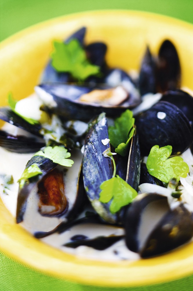 Moules Marinière • Vin, sprit, öl och cider • Granqvist Beverage House